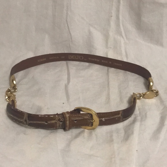 BELTO | Accessories | Vintage Belto Leather Belt | Poshmark